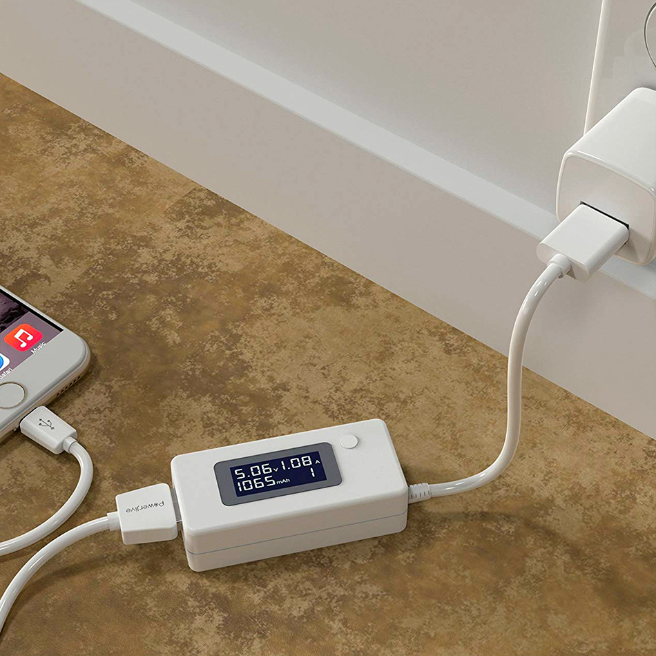 USB Port Battery Capacity Tester Voltage Detector Amp Power Meter